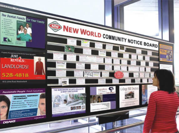 Community Notice Boards - Communicate Media